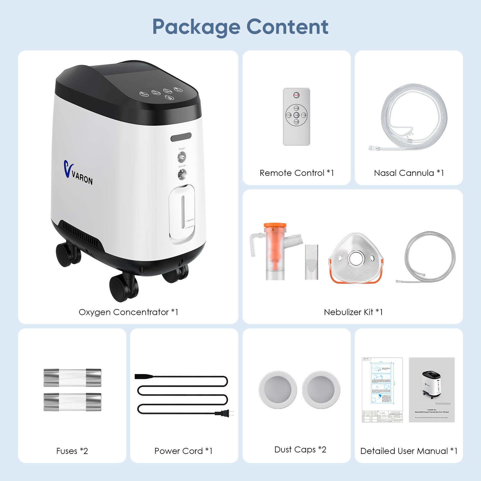 VH-2 Pro Wheel Edition | Home Oxygen Concentrator — VARON