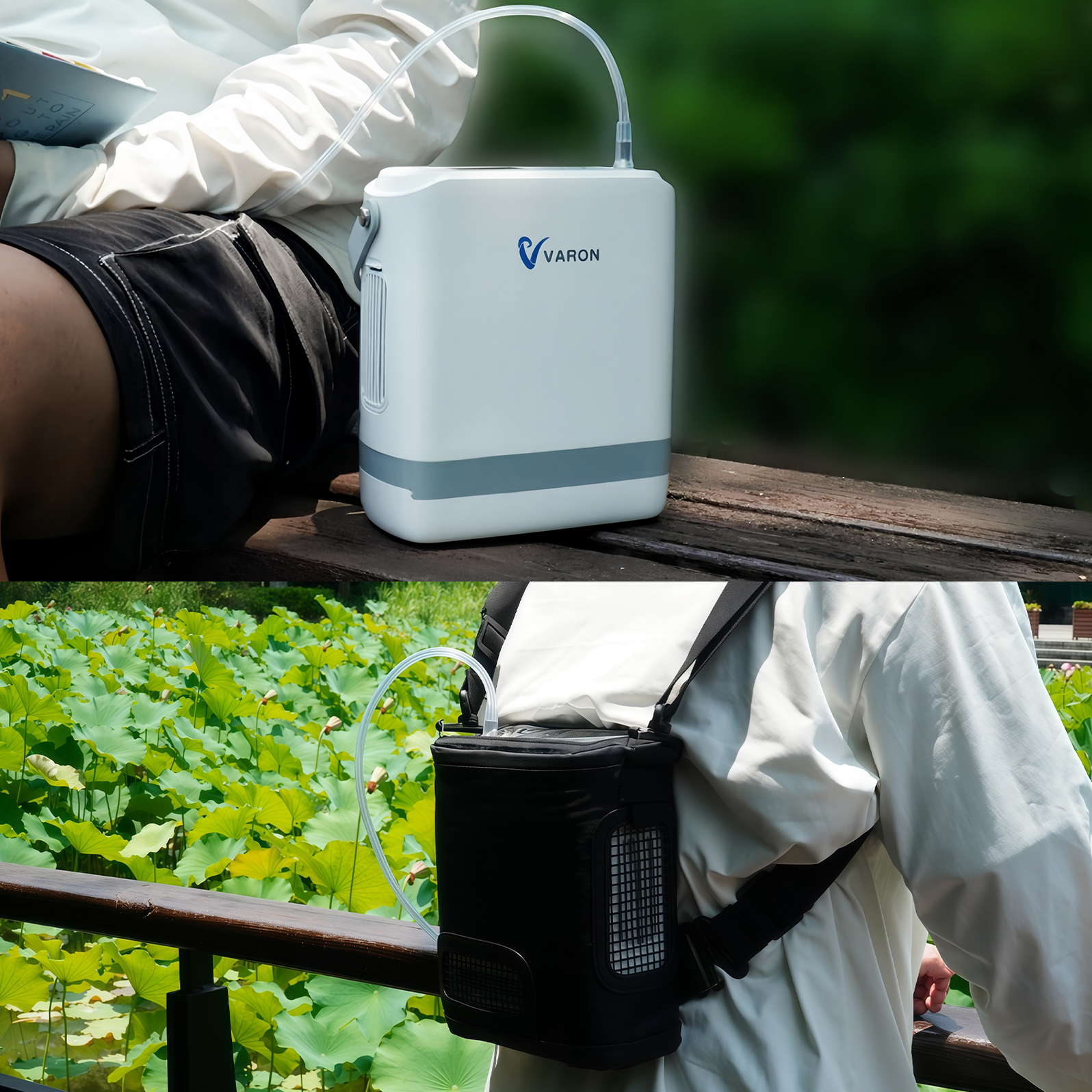 VARON VP-8G Portable Pulse Flow Oxygen | 1–8 Settings