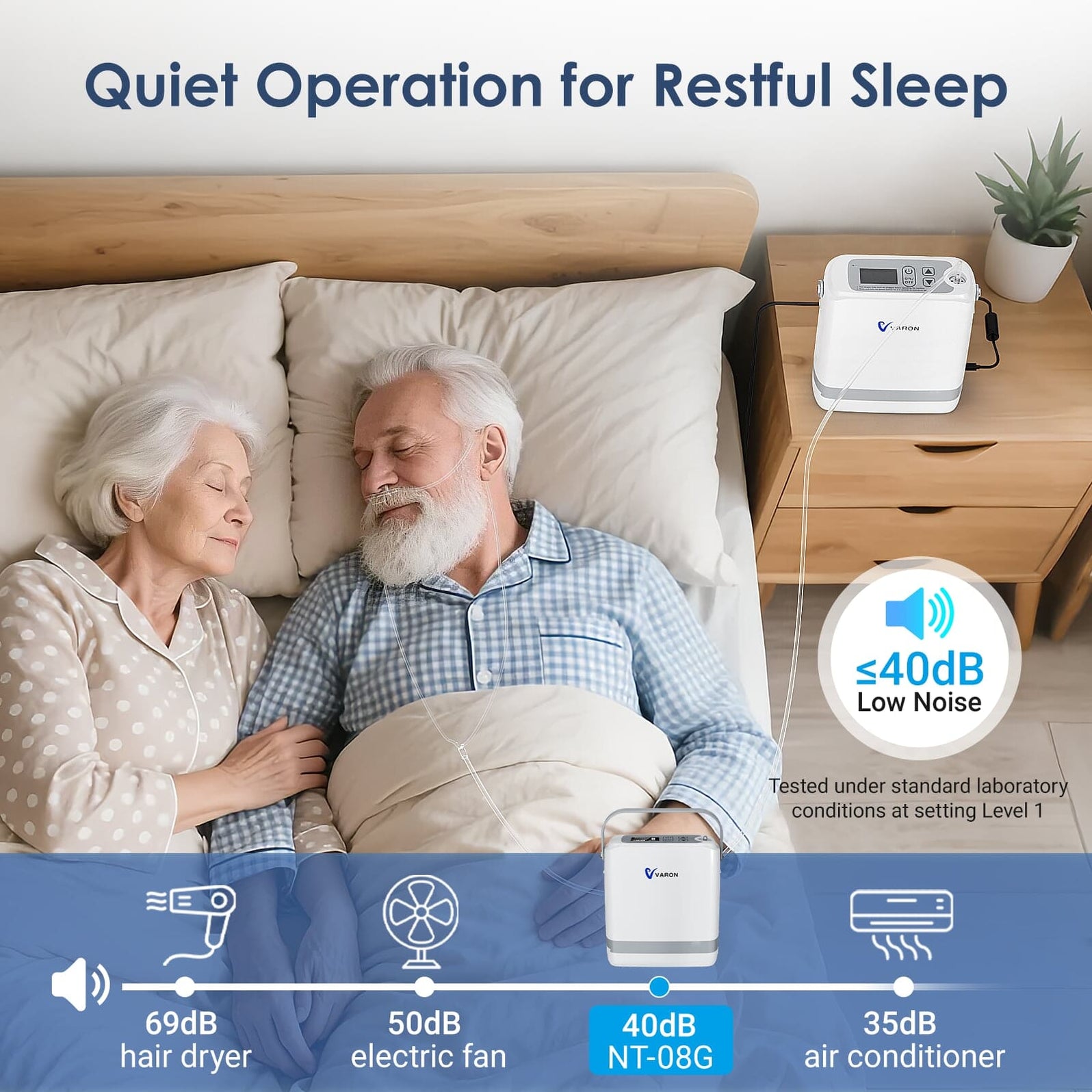 New VARON VP-8G | Pulse Flow Portable Oxygen Support (1-8 settings)