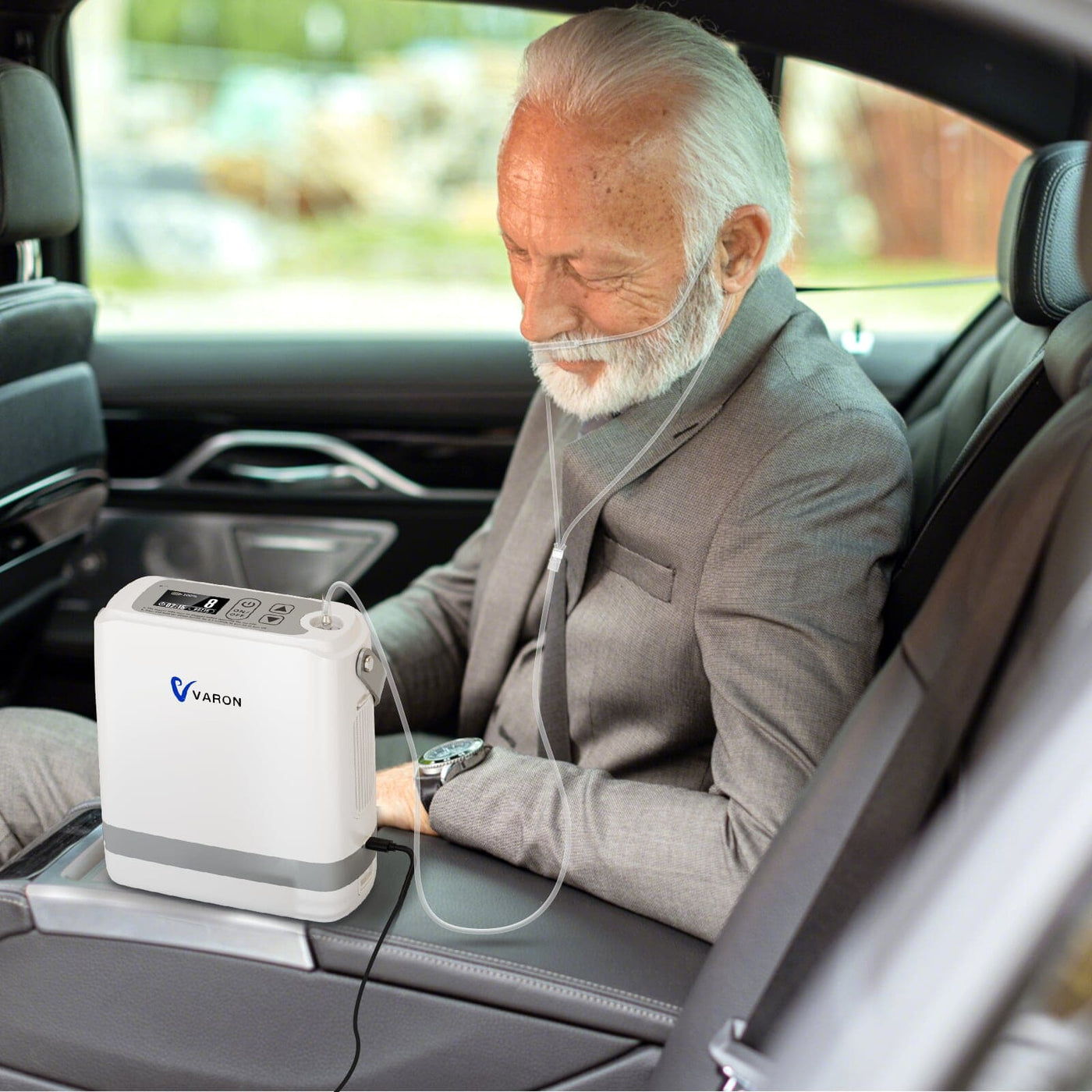 VARON VP-8G Portable Pulse Flow Oxygen | 1–8 Settings